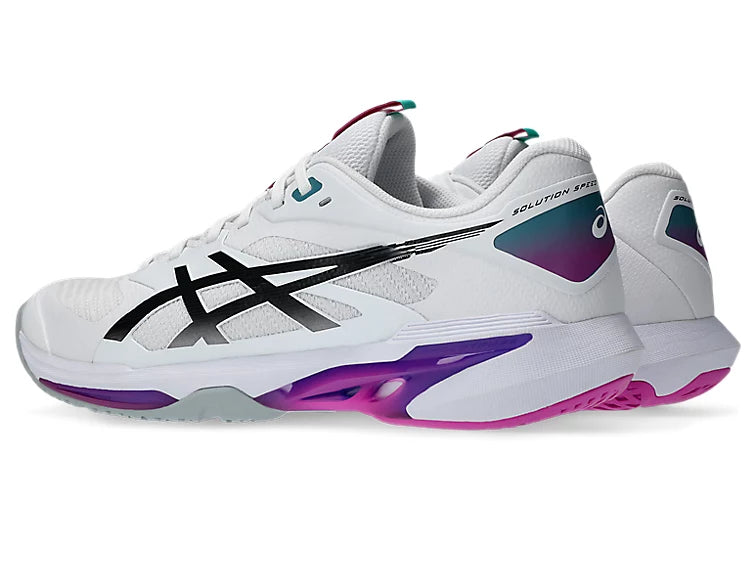 Asics Men's Solution Speed FF 4 Hard Court (White/Digital Sakura ...