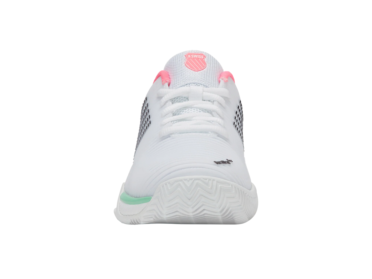 K-Swiss Women's Hypercourt Express 2 CLAY (White/Neon Pink/Black ...